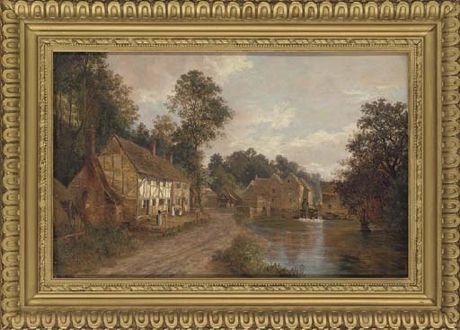 Charles Deane | The old watermill on the Thames | MutualArt