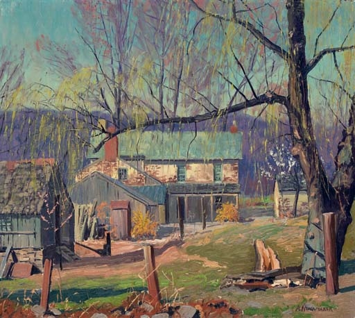 Alfred R. Nunamaker | Bucks County Spring Landscape | MutualArt