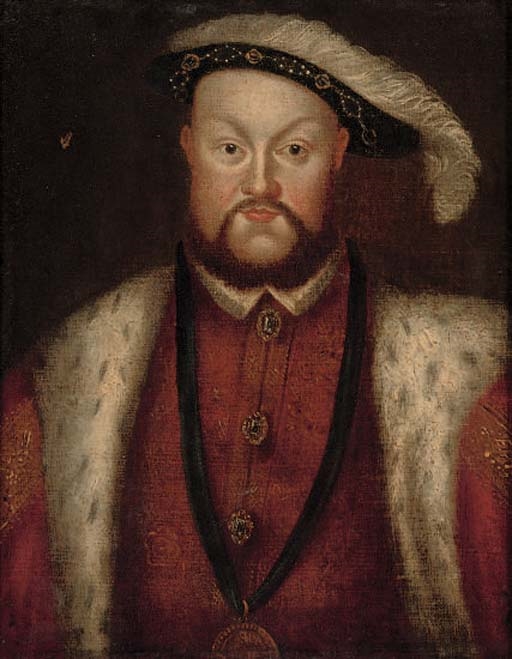 Hans Holbein the Younger | Portrait of Henry VIII (1491-1547), half ...