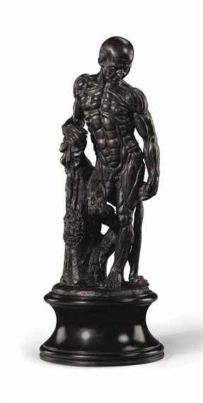 Willem van den Broecke | A figure of an écorché man | MutualArt