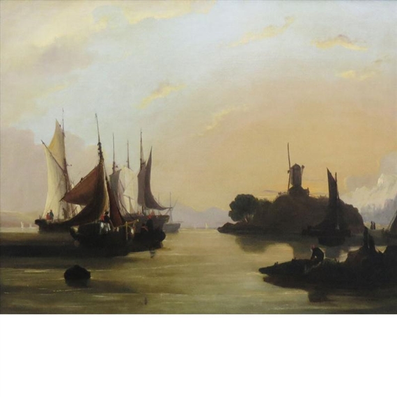Frederick Calvert | Ships in a Harbor | MutualArt
