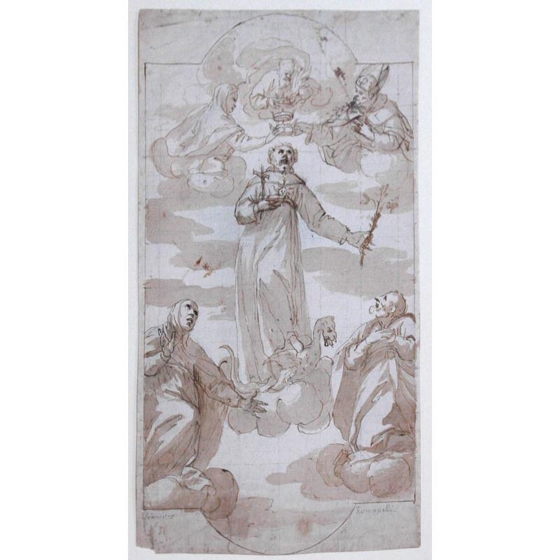 Giovanni Francesco Romanelli | The Apotheosis of Saint Francis Xavier ...
