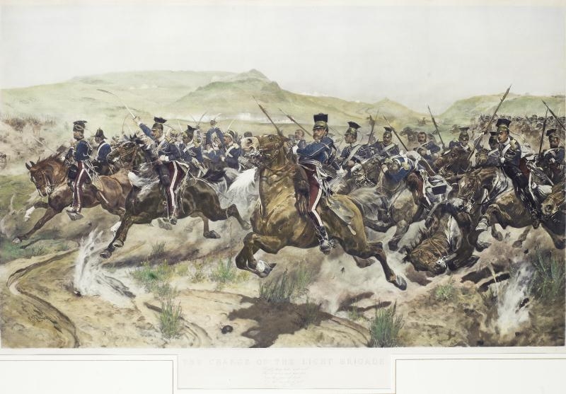 Richard Caton Woodville | The Charge of the Light Brigade (1895 ...
