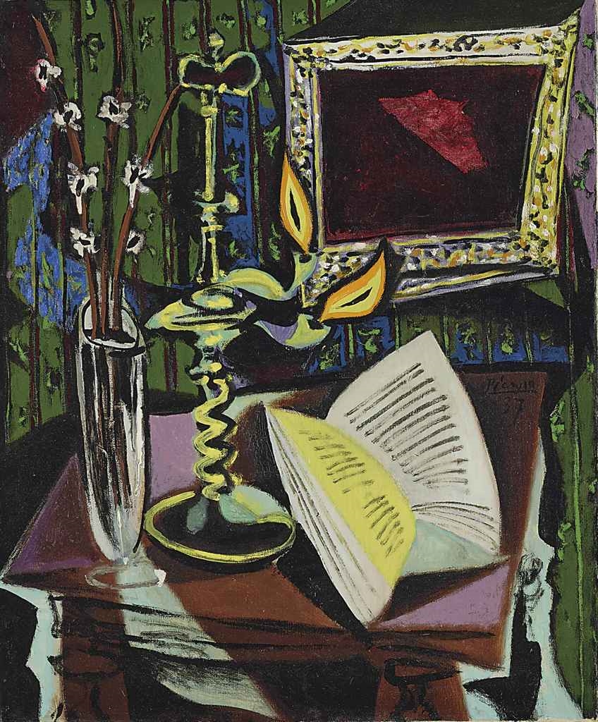 Pablo Picasso | Nature morte au chandelier (1937) | MutualArt