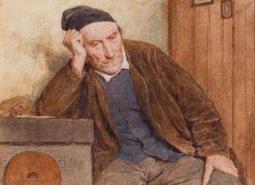 Albert Anker | Young woman writing a letter (1903) | MutualArt