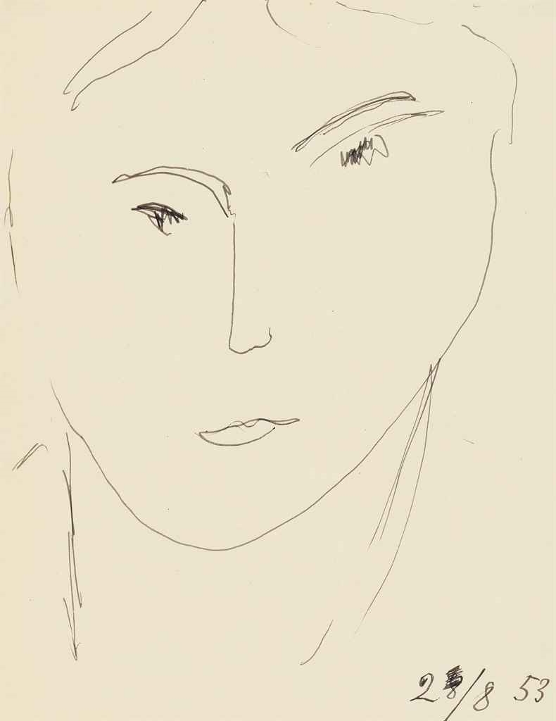 Henri Matisse | Visage (1951) | MutualArt