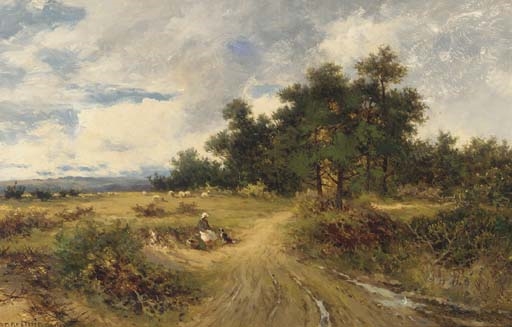 Carl Brennir | A rest on the way home (1903) | MutualArt