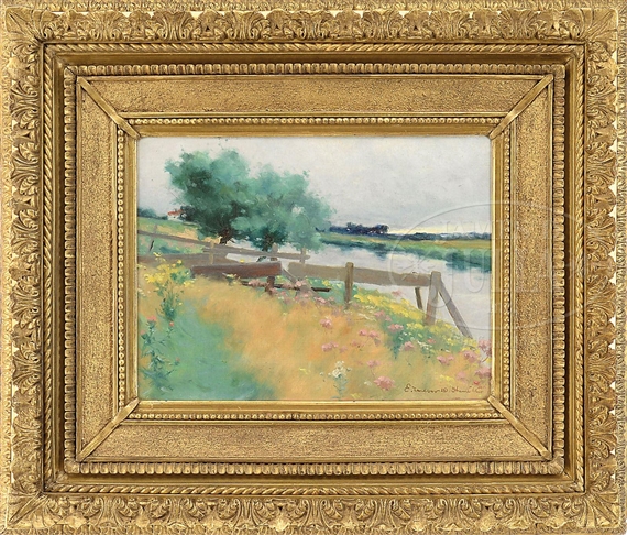 Edward Wilbur Dean Hamilton | IMPRESSIONISTIC LANDSCAPE | MutualArt