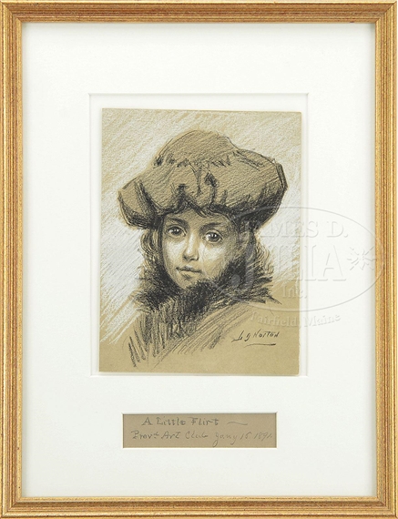 Louis Doyle Norton | 2 works; A Little Flirt | MutualArt