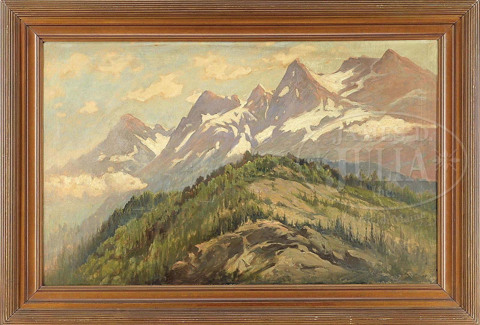 Charles Myron Clark | ALASKA MOUNTAIN RANGE | MutualArt