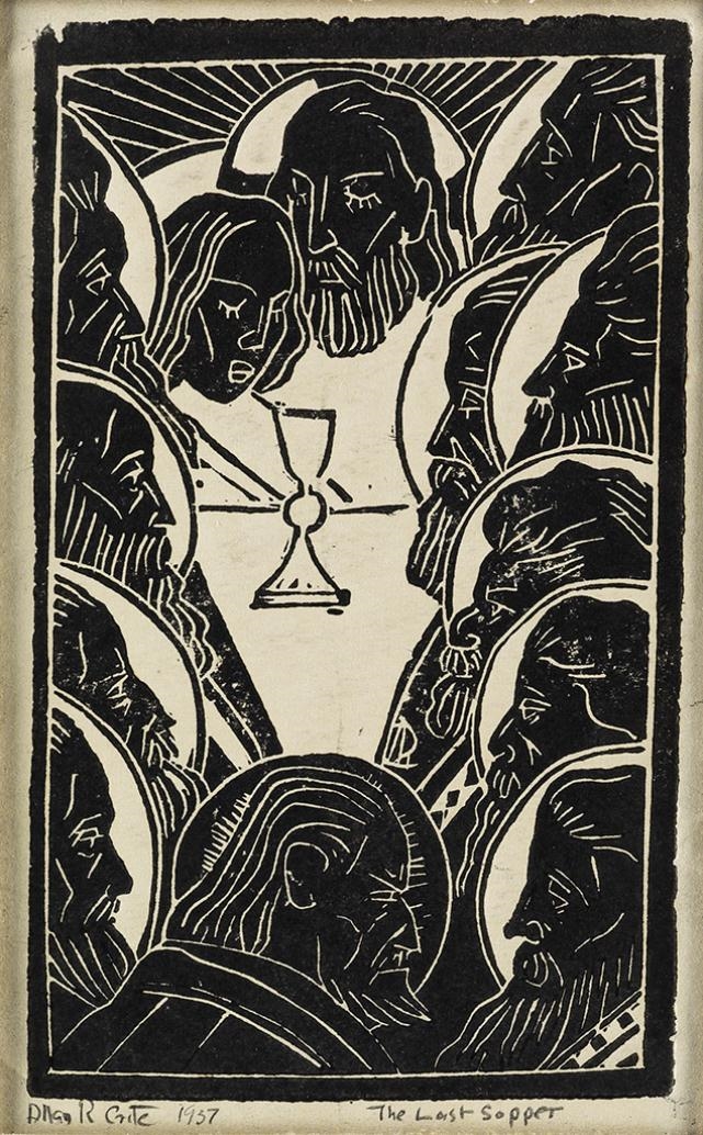 Allan Rohan Crite | The Last Supper (1937) | MutualArt