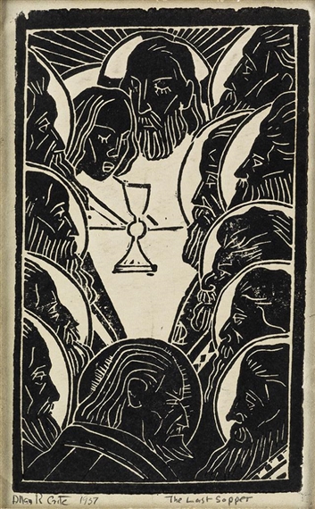 Allan Rohan Crite | The Last Supper (1937) | MutualArt