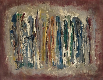 Norman Lewis | City Night (1949) | MutualArt