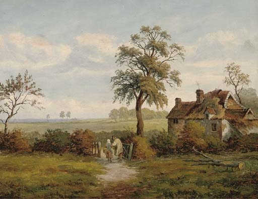 W. P. Cartwright | Cottage Scene, Marston Green (1909) | MutualArt