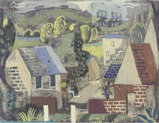 Colin Sealy | Cornish village | MutualArt