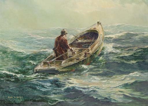 Jack Lorimer Gray | Man at Sea | MutualArt