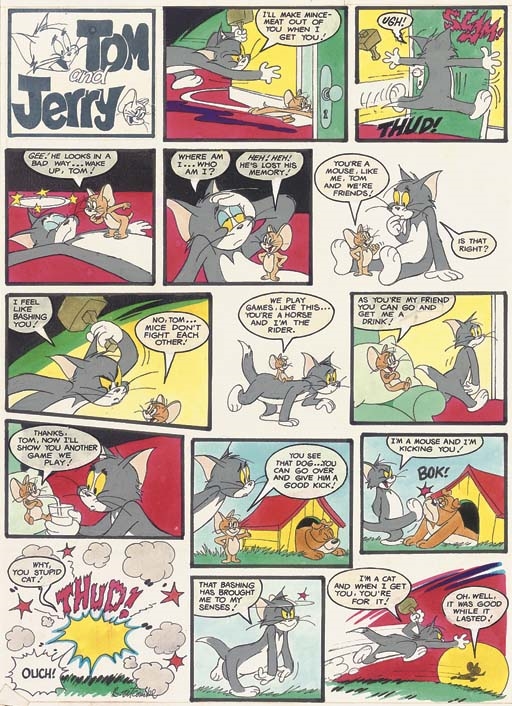 Tom And Jerry Comic Strip