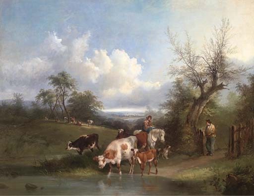 Henry and Charles Shayer | The watering places | MutualArt