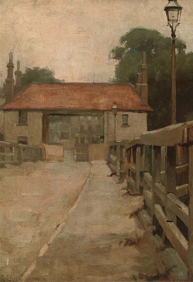 Edward Clegg Wilkinson | Putney Bridge (1886) | MutualArt