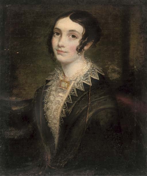 British School, 19th Century | Portrait Of Miss Letitia Lovat | MutualArt