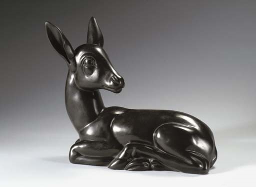 Gra Rueb | A deer (1939) | MutualArt