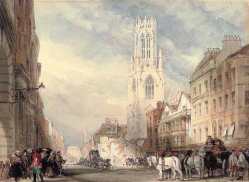 David Roberts | St Dunstan's in the West, Fleet Street, London | MutualArt