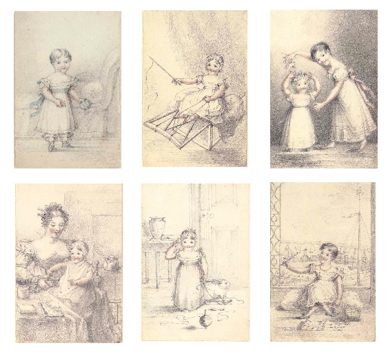 Lady Elizabeth Keith Heathcote | Twelve drawings of Queen Victoria as a ...
