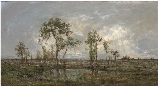 Charles Leroux | Une lande en Bretagne | MutualArt