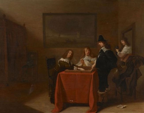 Голландский художник Золотого века Jan van Olis (1610-1676 ...