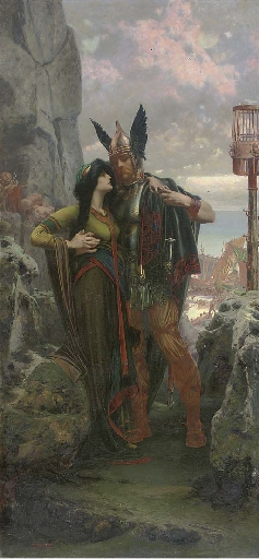 Herbert Gandy | The Viking farewell | MutualArt