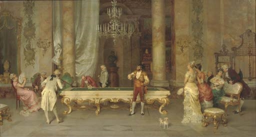 Francesco Beda | The diplomatic game (1882) | MutualArt