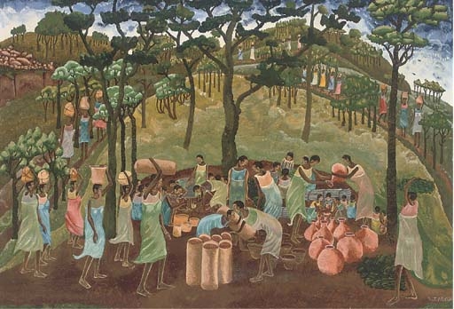 Sam Joseph Ntiro | 14 Artworks at Auction | MutualArt