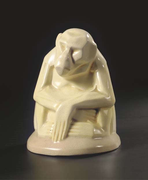 Johan Coenraad Altorf | Seated monkey (1904) | MutualArt