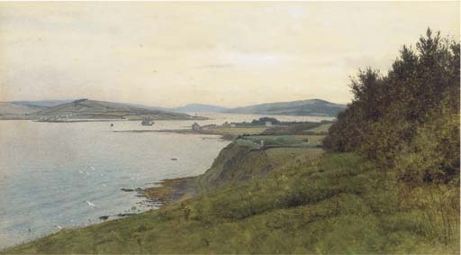 George Gordon Fraser | On the Scottish coast (1886) | MutualArt