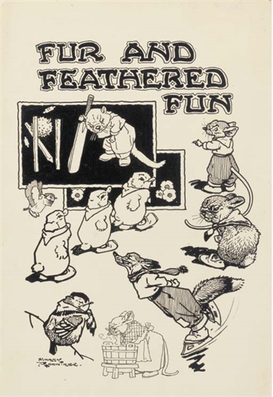 Harry Rountree | Frontispiece for Fur and Feathered Fun | MutualArt
