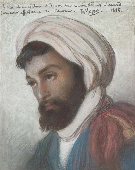 Edouard Moyse | Portrait of an Algerian Jew (1885) | MutualArt