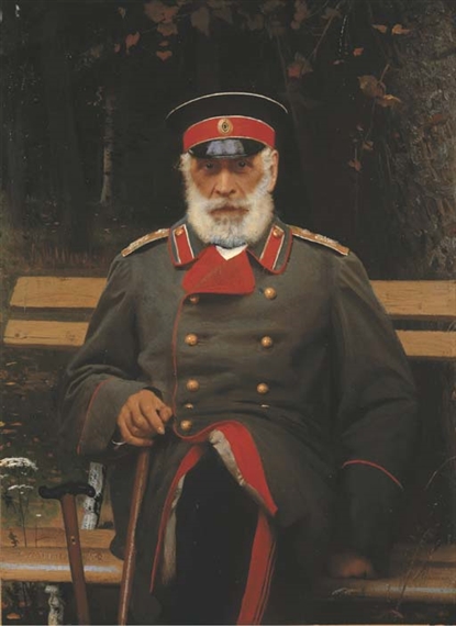 Ivan Kramskoy | Portrait of a Admiral Login Loginovich Heyden | MutualArt
