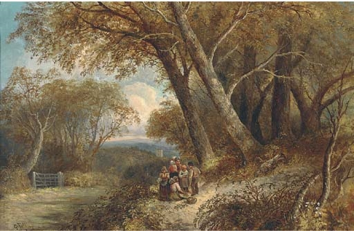 G. Fielding | Picking flowers | MutualArt