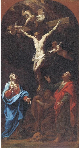 Giovanni Camillo Sagrestani | The Crucifixion; a modello for an altarpiece | MutualArt