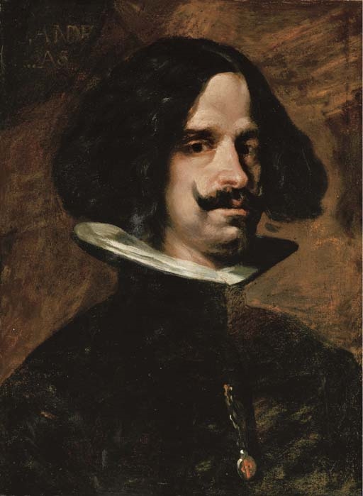 Velázquez Diego | Self-portrait, bust-length, wearing the badge of the ...
