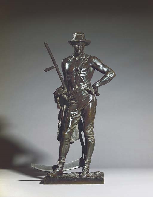 Sir William Hamo Thornycroft | The Mower (1884 - 1890) | MutualArt