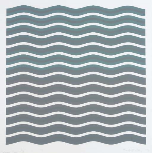 Bridget Riley | COLOURED GREYS 1 (1972) | MutualArt