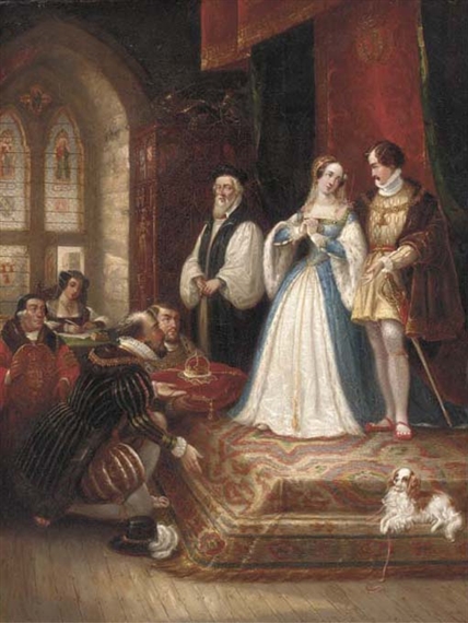 Thomas Jones Barker | The marriage of Queen Mary (1837) | MutualArt
