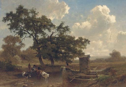 Joseph Quinaux | Pastoral idyll | MutualArt