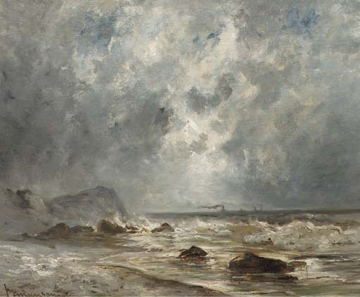 Louis Etienne Timmermans | A choppy surf | MutualArt