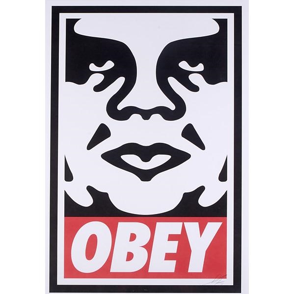 Shepard Fairey | 3 works; Obey; Ripped; Obey, Never Trust Your Own Eyes ...