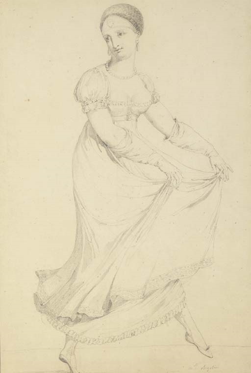 Louis Lafitte | Portrait de Mademoiselle Emilie Bigottini (1784-1854 ...