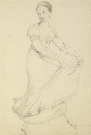 Louis Lafitte | Portrait de Mademoiselle Emilie Bigottini (1784-1854 ...
