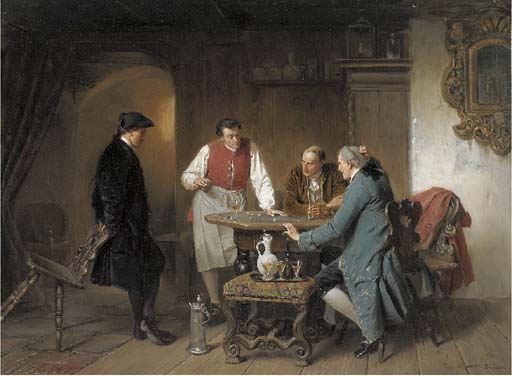 Josef Munsch | The gamblers | MutualArt