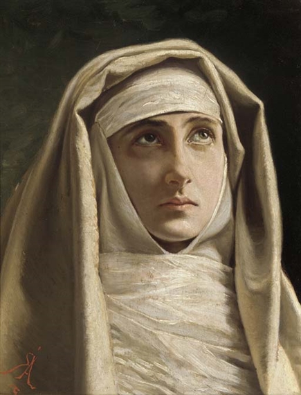 Italian School, 19th Century | A female saint | MutualArt